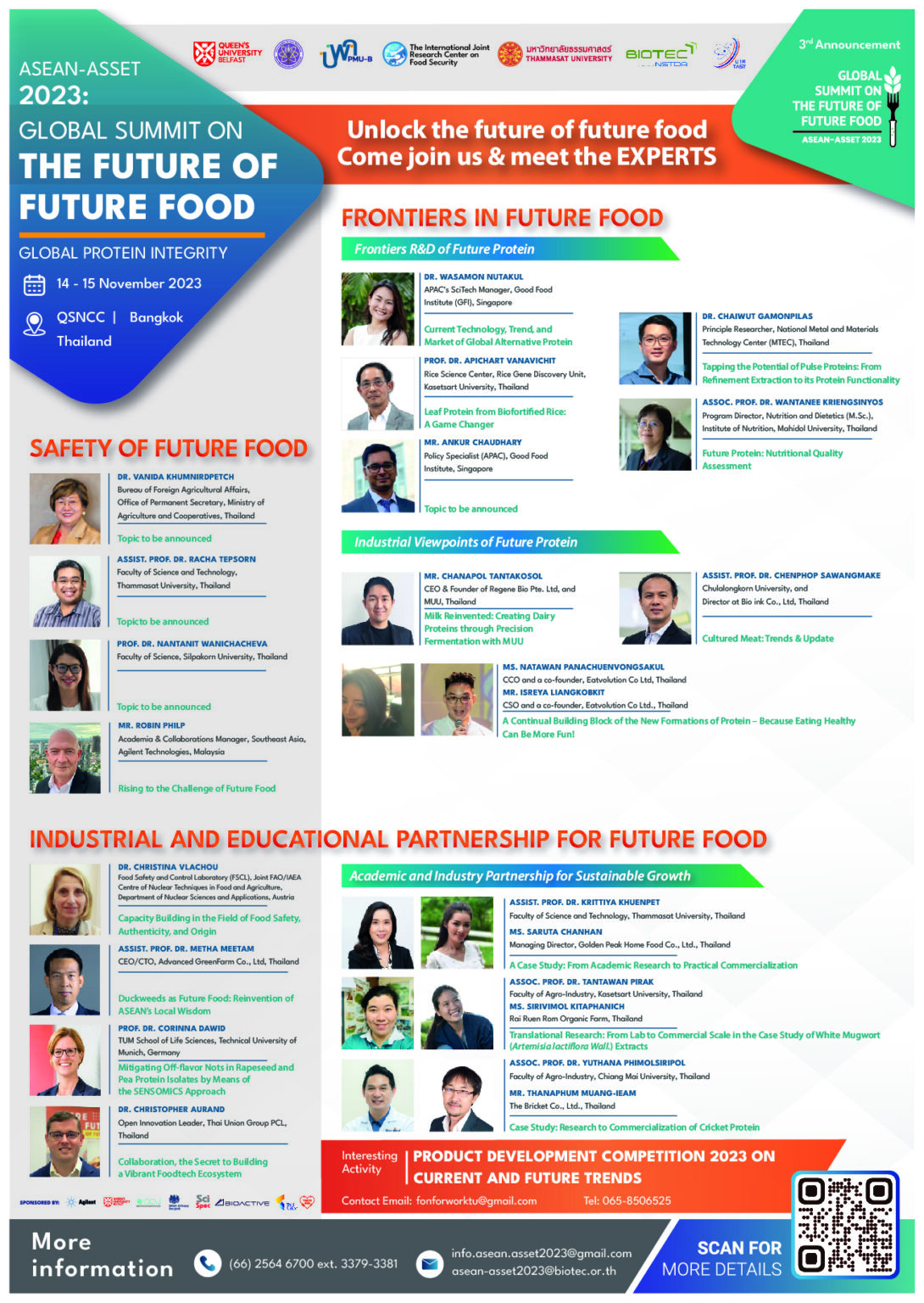 ASEAN-ASSET 2023: Global Summit on the Future of Future food