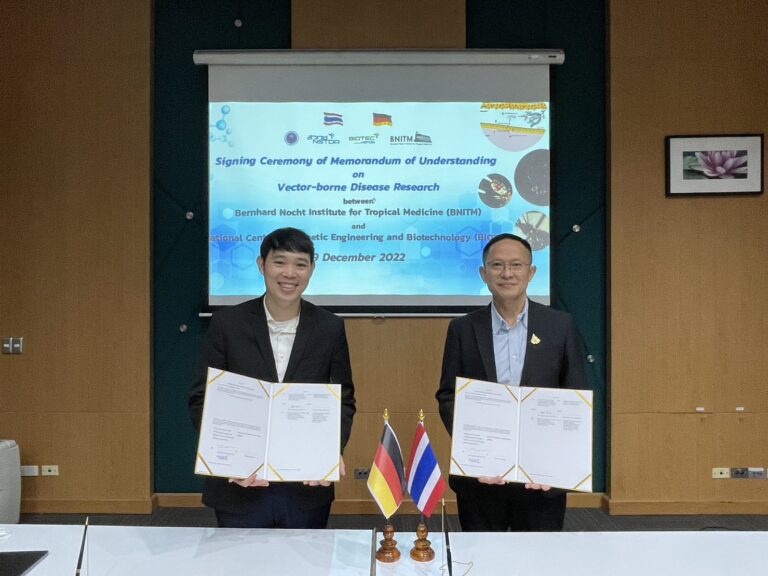 National Center for Genetic Engineering and Biotechnology (BIOTEC) and Bernhard Nocht Institute ...