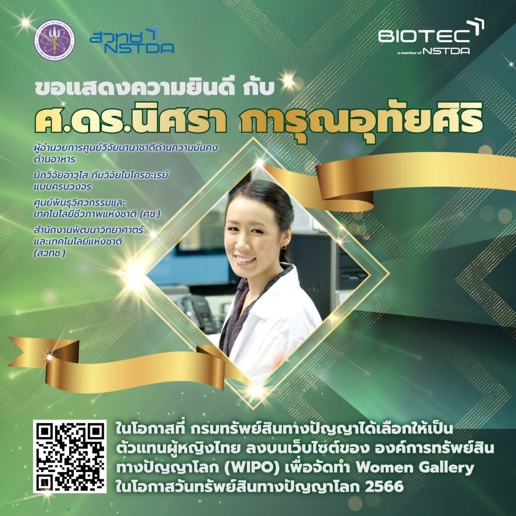 ขอแสดงความยินดี กับ ศ.ดร.นิศรา การุณอุทัยศิริ ในโอกาสเป็นตัวแทนผู้หญิง ...