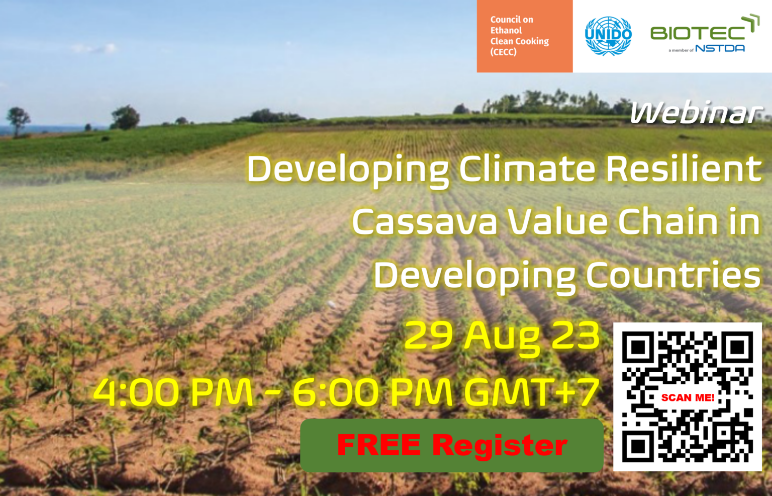 Webinar on Developing Climate-Resilient Cassava Value Chain in ...