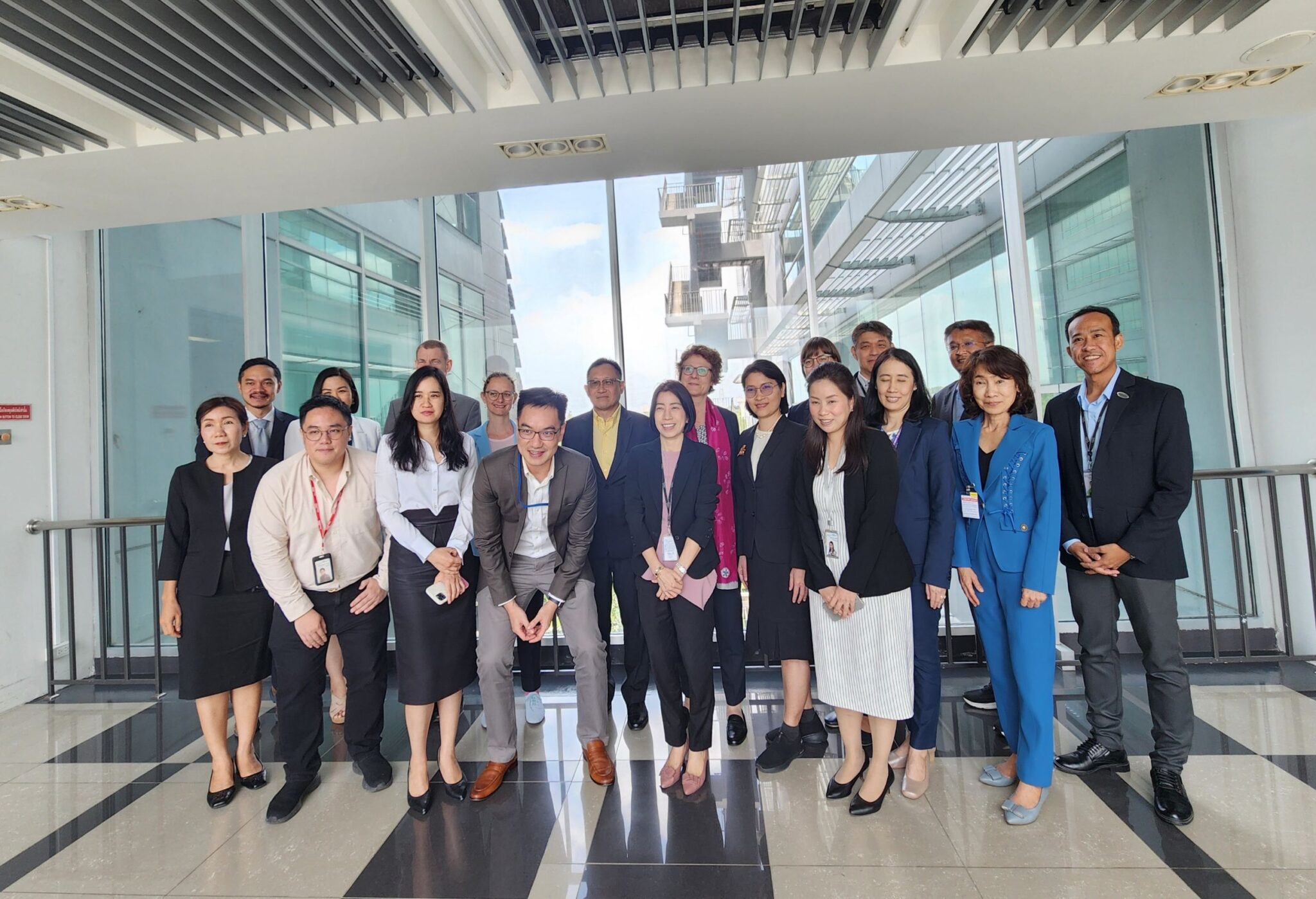 Delegates from the German Federal Ministry of Education and Research ...