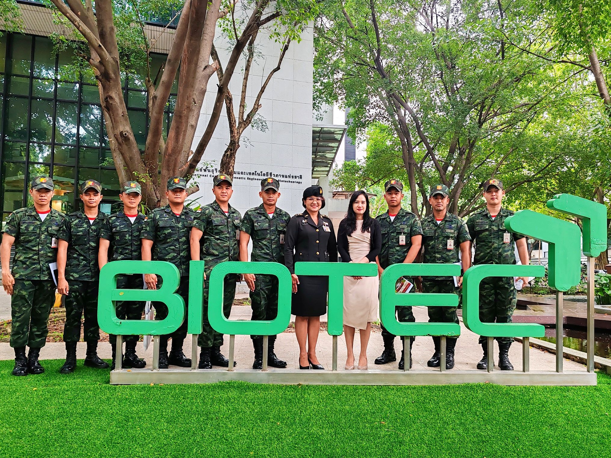 ไบโอเทค เปิดบ้านต้อนรับคณะนักเรียนนายร้อย จปร. – BIOTEC