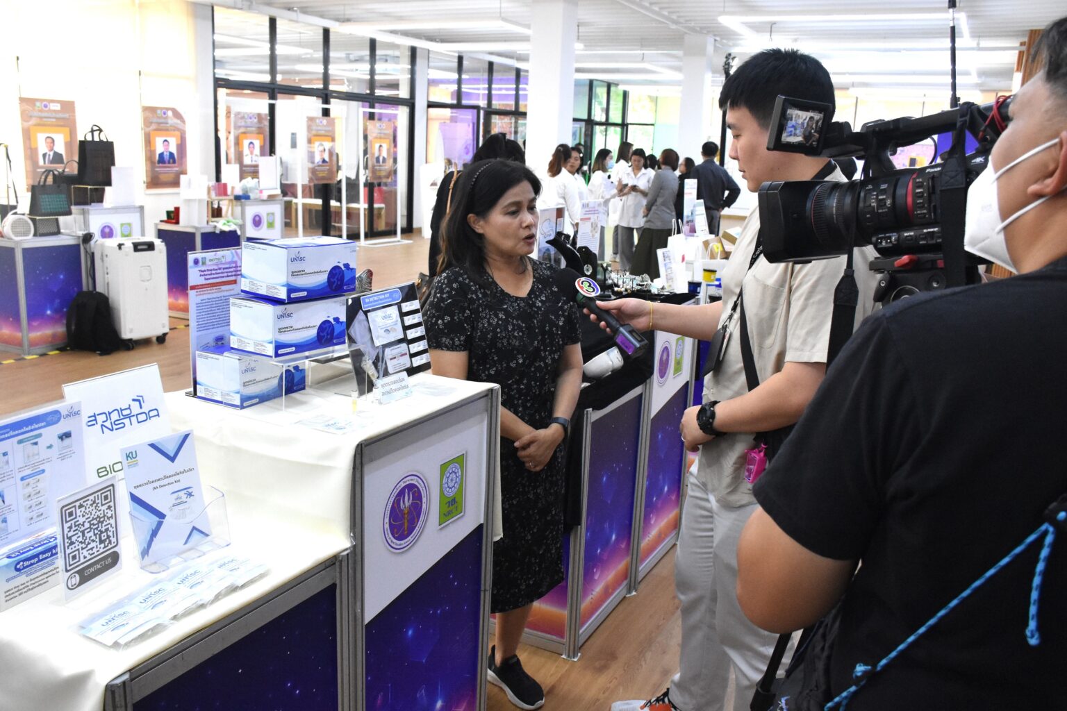 ไบโอเทค-สวทช. นำ “ชุดตรวจโรคสเตรปโตคอคโคซีสในปลา” ผลงานประดิษฐ์คิดค้นระดับดีมาก ร่วมอวดโฉมในงาน ...