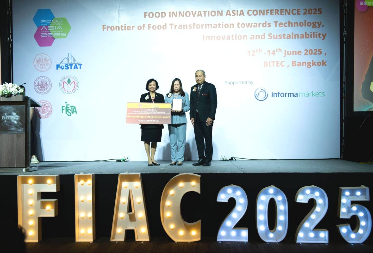 ขอแสดงความยินดี “ดร. กอบกุล เหล่าเท้ง” รองผู้อำนวยการ ไบโอเทค สวทช. ในโอกาสรับรางวัล Ajinomoto ...