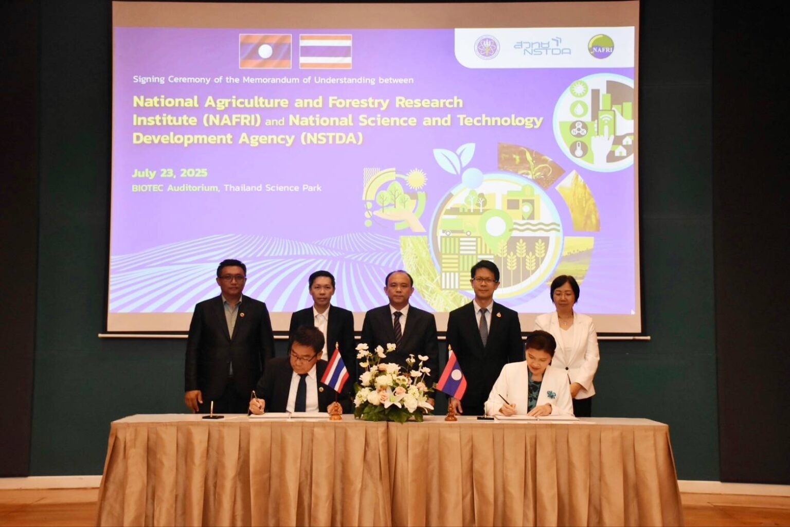 NSTDA and NAFRI Sign MOU for Academic and Research Collaboration ...