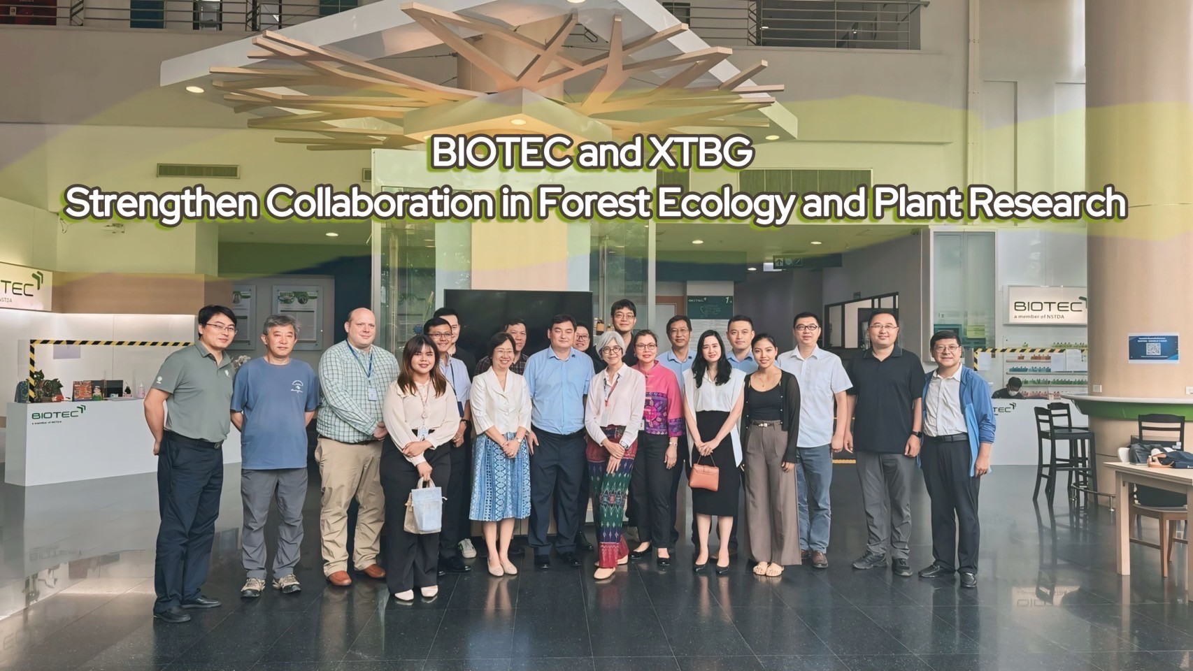 BIOTEC and XTBG Strengthen Collaboration in Forest Ecology and Plant Research – BIOTEC